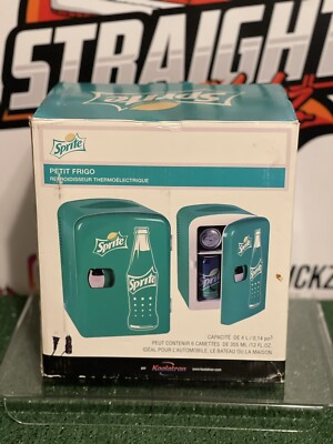 "Sprite 6 Can Mini Fridge Portable 4L Mini Cooler Travel Compact ...