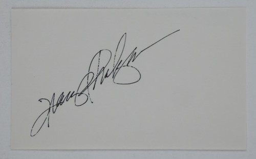 Tracy Shakespeare Hand Signed 3x5 Index Card Autographed Cut | eBay