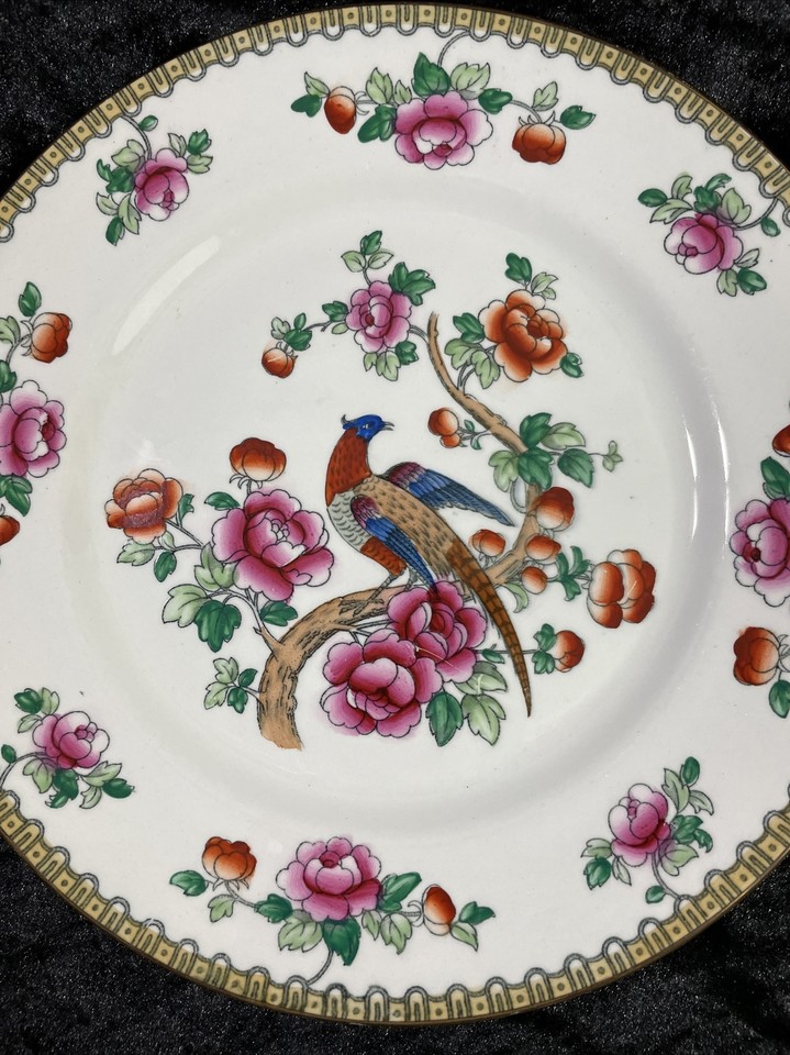 Antique F. Winkle & Co. England Whieldon Ware Pheasant (smooth) 9 ...