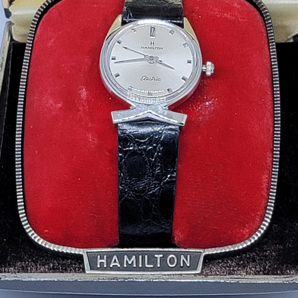 Hamilton Electric watch cal 505 Polaris Il 14k white gold very rare ...