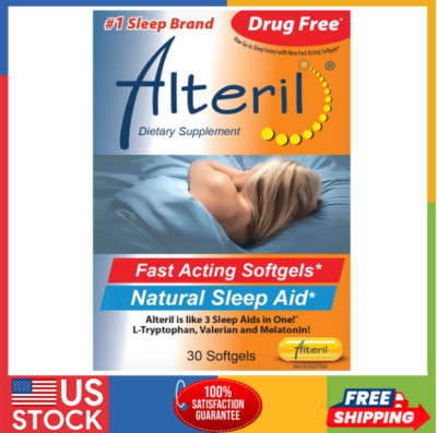 Alteril Natural Sleep Aid Fast Acting Softgels 30ct | eBay