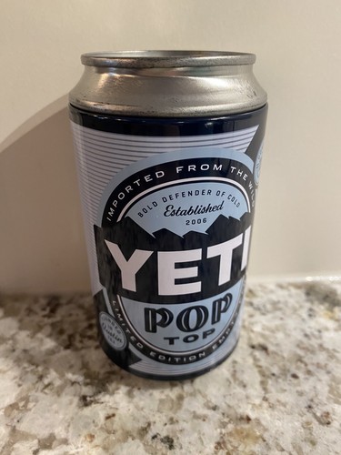 Yeti Pop Top Cooler Can Limited Edition Empty Can | eBay