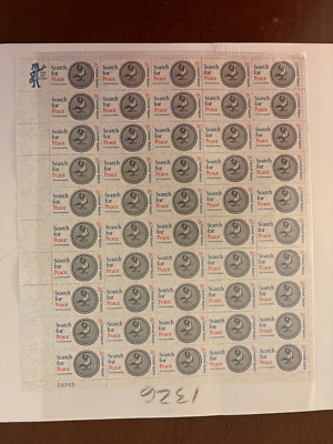 US Stamp sheet - Scott 1326 - Search for peace - comb. shipping! | eBay