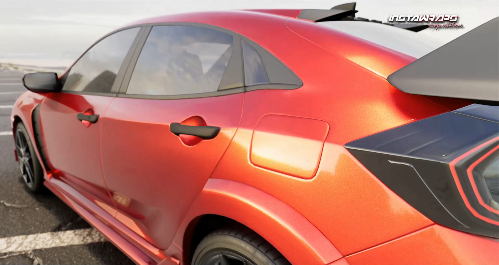 3M 2080 Scotchprint Gloss Dragon Fire Red Vinyl Car Wrap Film | G363 | eBay