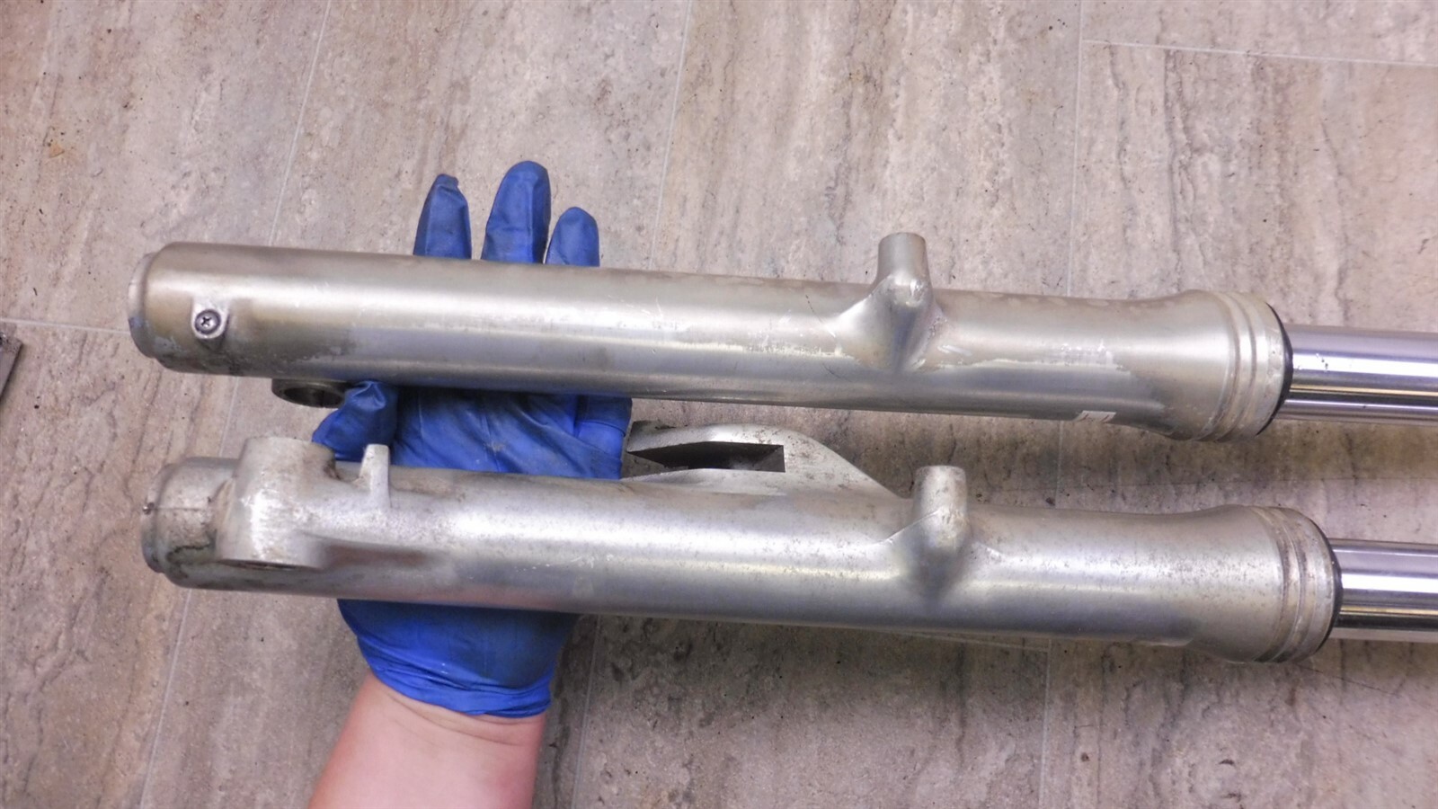 1981 Yamaha XJ650 Maxim Y622-3) left right front forks suspensions set ...