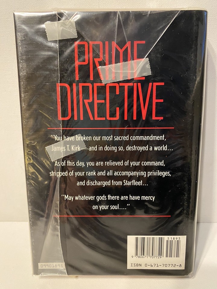 Star Trek Prime Directive Vintage Hardcover By Judith Reeves-Stevens ...
