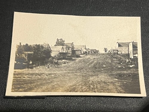 Antique 1912 Meridian Oklahoma street scene Vintage Original Rare Photo ...