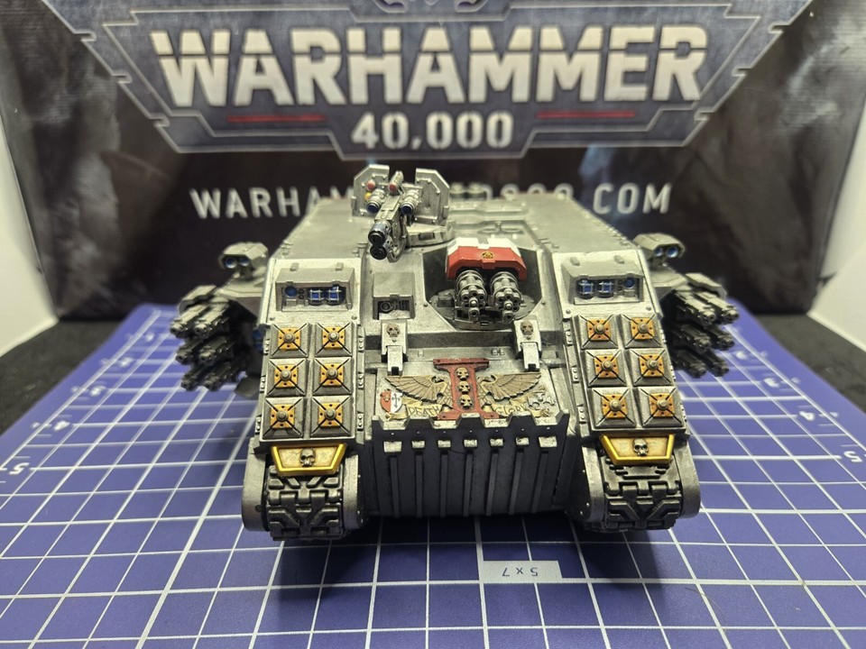 Warhammer 40K Pro Painted x1 Land Raider Grey Knights Large APC Tank ...