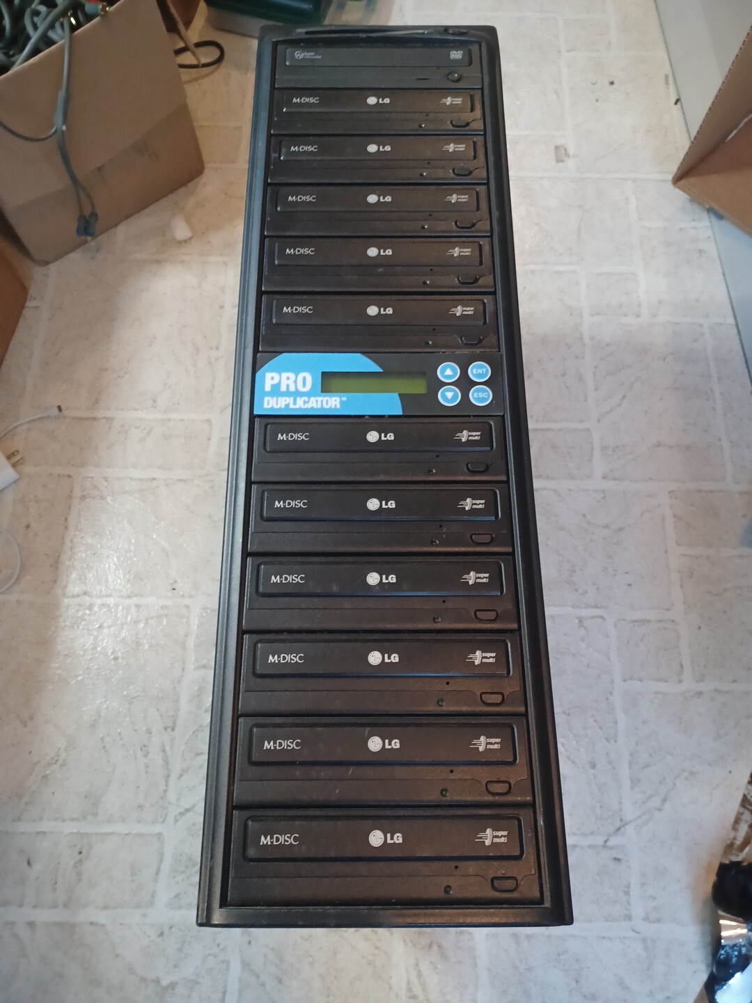 Microboards Technology 1 to 12 CD/DVD duplicator tower, LG DVD PRM PRO ...