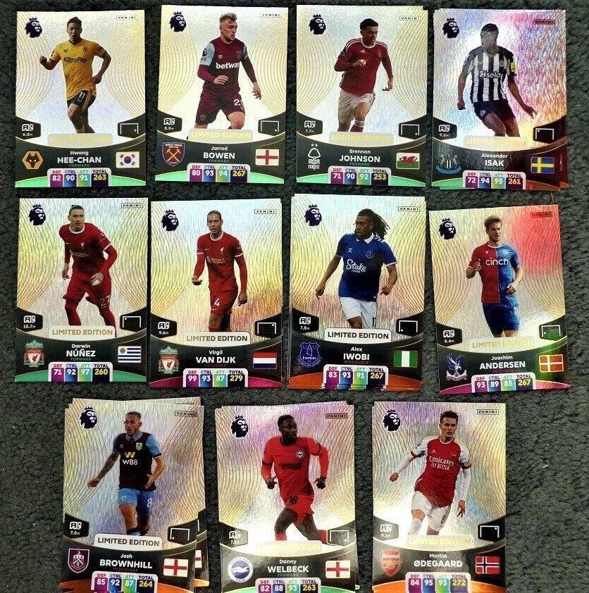 Panini Premier League Football Cards 2024 - CHOOSE Golden Baller ...