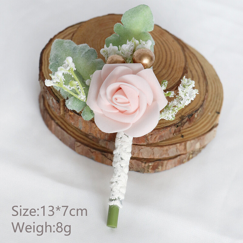 Wedding buttonhole corsage ladies flowers mothers pin on groom bride ...