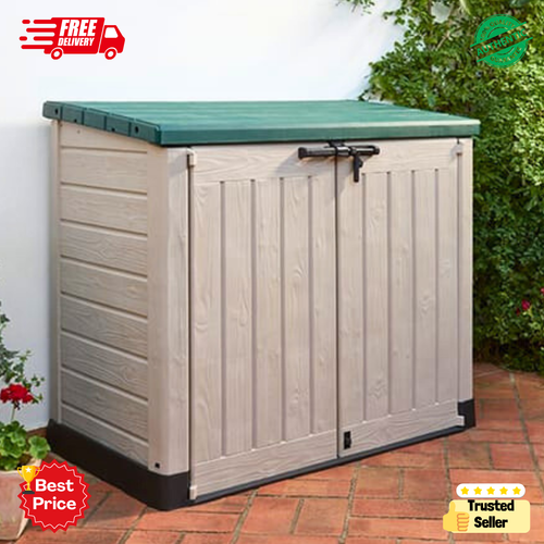 Keter XXL Storage Box 1200L Garden Storage Shed Wheelie Bin Storage ...
