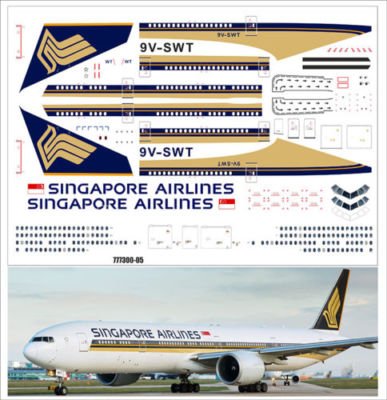 1/144 PAS-DECALS Boeing 777-300 Singapore | eBay