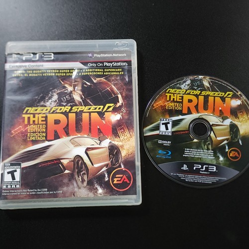 Need for Speed The Run Limited Edition PS3 (PlayStation 3, 2011) Case ...