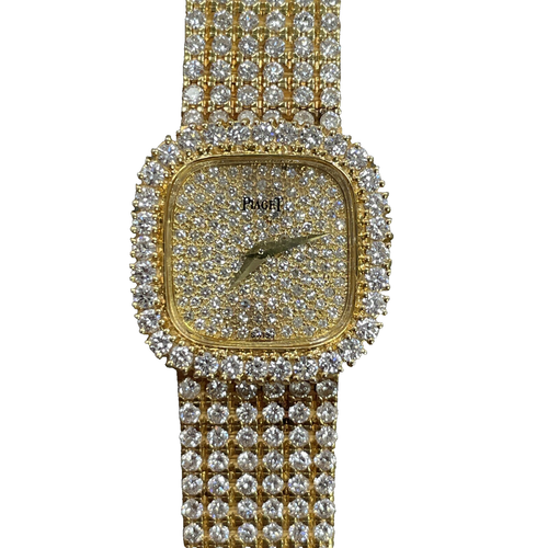 Piaget Ladies 18k Diamond Covered Watch | eBay
