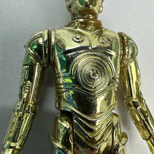 1977 Vintage Kenner Star Wars C-3PO Action Figure Gold Droid Hong Kong ...