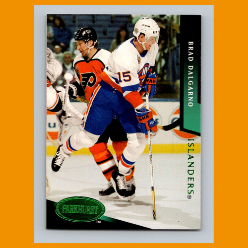 Brad Dalgarno #393 1993 Parkhurst Emerald Ice New York Islanders Hockey ...