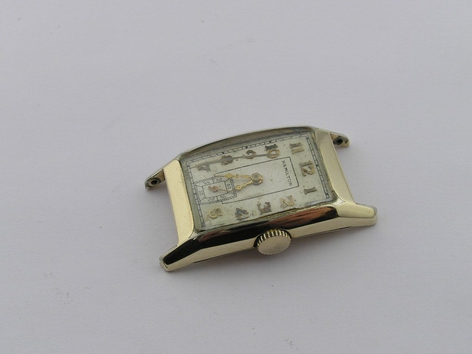 Vintage Hamilton Watch Carson 14k Gold Filled Cal 980 17j 1930's Needs ...