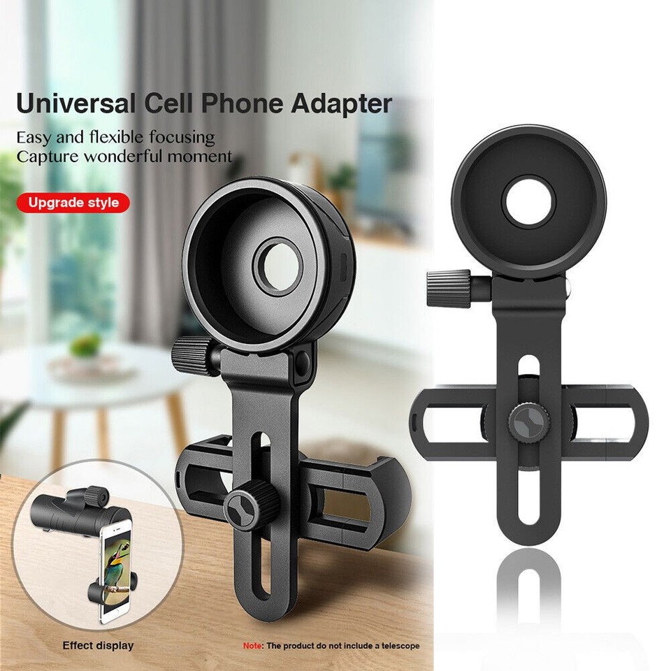 Mobile Phone Camera Clip Mount Spotting Scope Adapter Focusing Shooting ...
