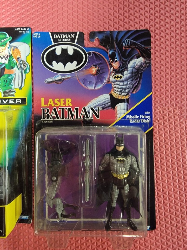 Batman Returns LASER BATMAN Action Figure By Kenner 1991 The Riddler ...