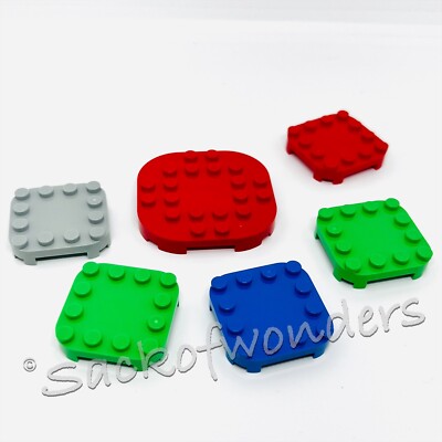 LEGO Super Mario 6 Pcs Plate Bricks Platform | Red Gray Green Blue 1 ...