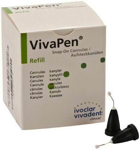 Ivoclar Vivadent Vivapen Snap on cannulas Kit of 300 Tips Dental (Free ...