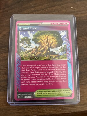 Pokémon TCG Stellar Crown Grand Tree Ace Spec 136/142 NM - Prerelease ...