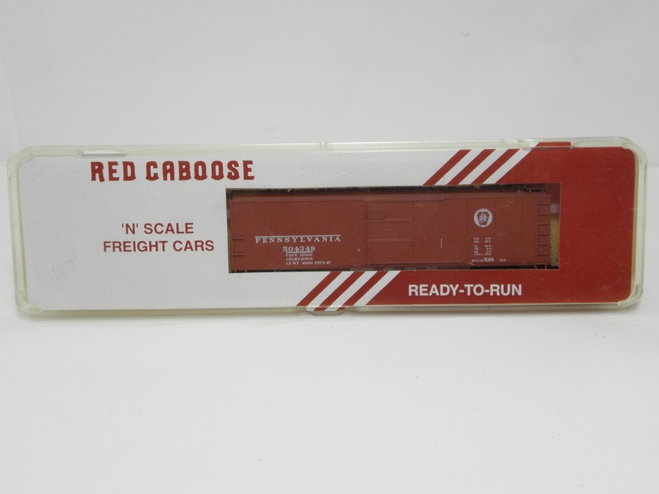 N RED CABOOSE PENNSYLVANIA RR X-29 BOX CAR CIRCLE KEYSTONE RN-17010-21 ...