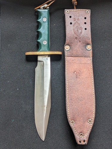 Rare Randall Knife 1950’s Model 14 Attack Tenite Handle -Heiser Riveted Sheath! | eBay