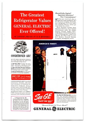 Original 1940s General Electric Refrigerators Police Man - Print ...