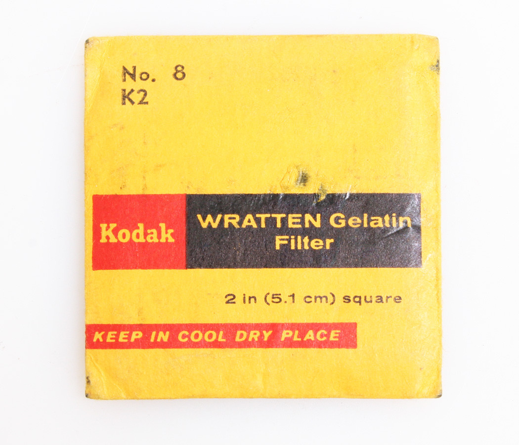 KODAK 2INCH WRATTEN GEL NO.8 FILTER | eBay