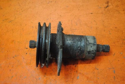 Simplicity SunStar 20 Front PTO Shaft Double Pulley 18 Deutz Allis ...
