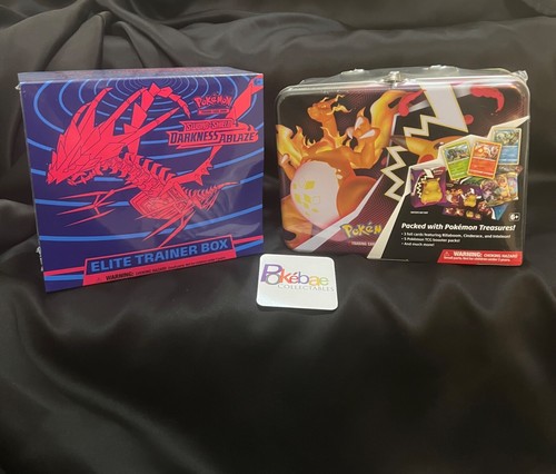Pokémon NEW Sealed Darkness Ablaze Elite Trainer Box ETB + Charizard ...