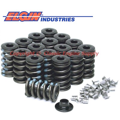 New Z28 +100 Style Valve Springs, Retainers & Locks sb Chevy 400 350 ...