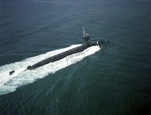 US NAVY USN USS POGY (SSN 647) Sturgeon-class submarine 12X18 ...