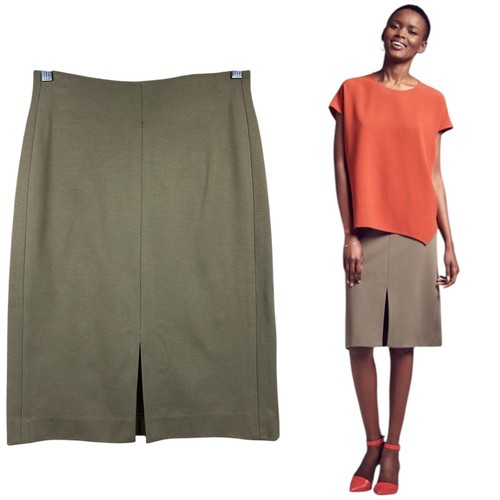 M.M. Lafleur The Greenpoint Pencil Skirt Sz 4 Knee Length Preppy QuietLuxury | eBay