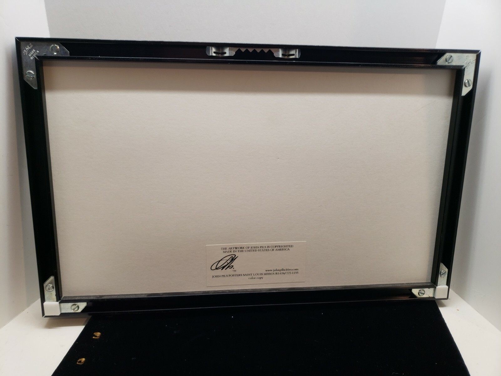 John Pils The City of Saint Louis color copy art print framed pencil ...