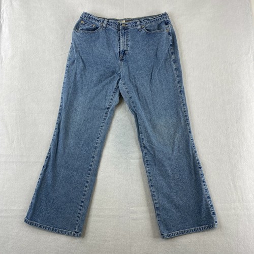St Johns Bay Jeans Womens Plus Size 14WP Petite Blue Bootcut Stretch ...