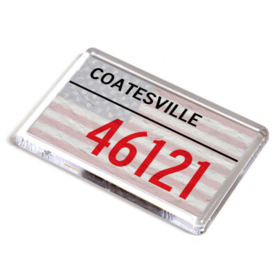 FRIDGE MAGNET - Coatesville, 46121 - US Zip Code | eBay UK