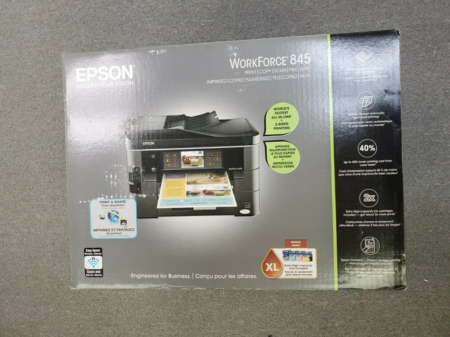 Epson WorkForce 845 All-In-One Inkjet Printer for sale online | eBay