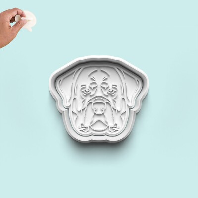 Cute Rottweiler Dog Cookie Fondant Cutter Embosser + Handle | eBay ...