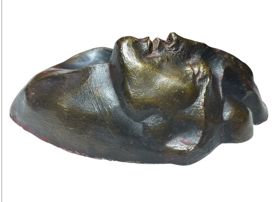 SIGNED Abstract Female Face Portrait Bust Sculpture Mask Surrealism | eBay