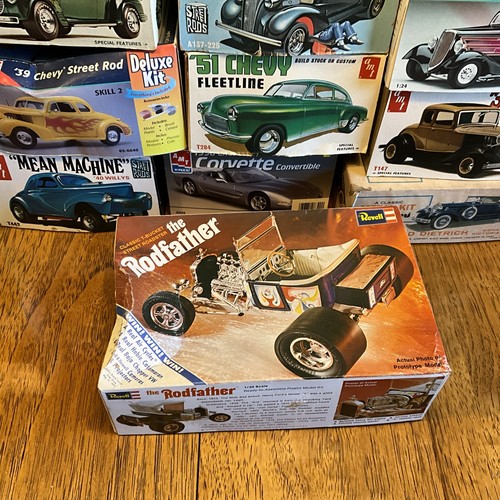 1972 Revell The Rodfather Classic T-bucket Street Roadster Started ...