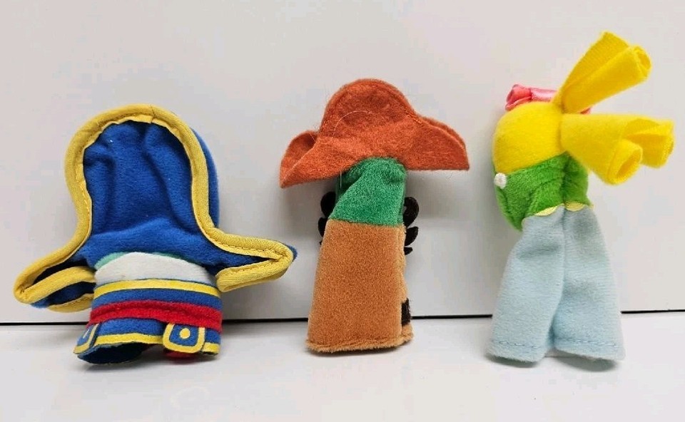 Lot Of 3 Veggie Tales The Pirates Who Don't Do Anything Finger Puppets ...