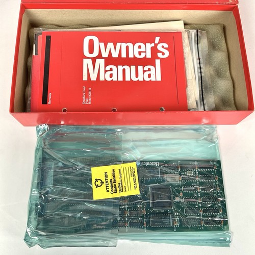 Hercules Graphics Card Plus Model 112 RamFont Vintage Computing | eBay