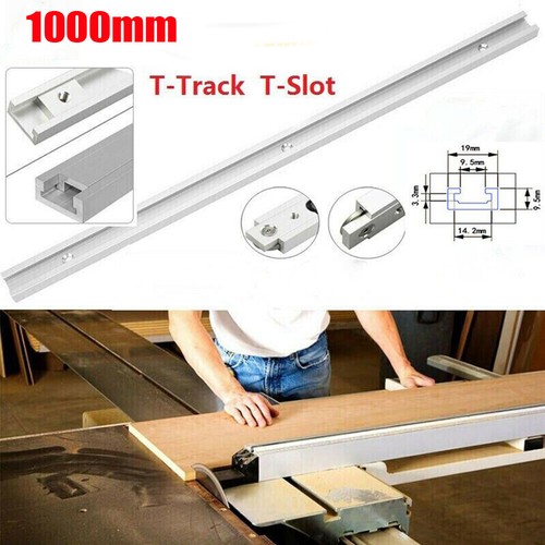 1000mm T-slot T-track Miter Track Jig Fixture Slot Woodworking Tools ...