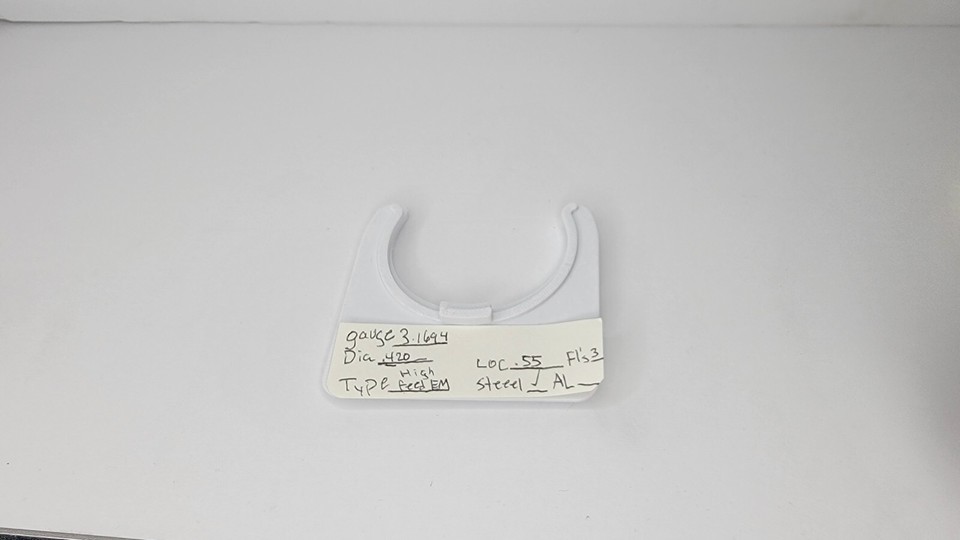 25-Pack CAT40 Tool Holder ID Tags: Reusable, Clip-On, Organize CNC ...