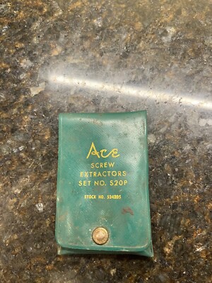 ACE Hanson USA Tool Original 524205 4 Piece Screw Extractors Set #S20P ...