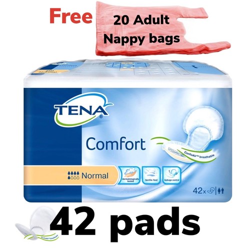 TENA Comfort Normal Pads 42 Incontinence Pads 752742 | eBay UK