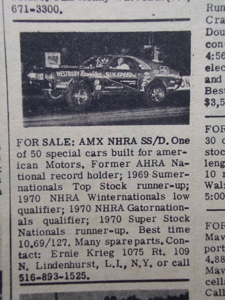 1972 Drag Times-"Super Dart"-Gabelich's "Blue Flame"-Tommy Ivo-Gene ...